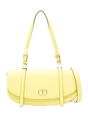 TWINSET Logo-plaque Tote Bag - Yellow
