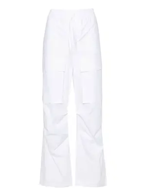P.a.r.o.s.h Straight-leg Cotton Cargo Trousers - White
