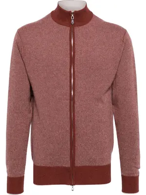 N.PEAL N.Peal The Carnaby Zip-Up Cardigan