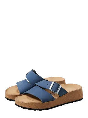 BIRKENSTOCK Birkenstock Almina Platform Sandal Blue