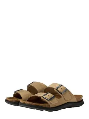 BIRKENSTOCK Birkenstock Arizona Rugged Leather Sandals Brown