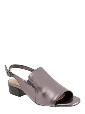 Trotters Nila Slingback Sandal - Pewter