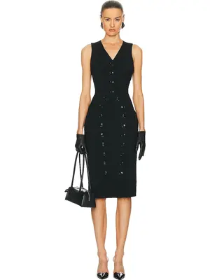 Alaïa Vest Dress - Noir Alaia