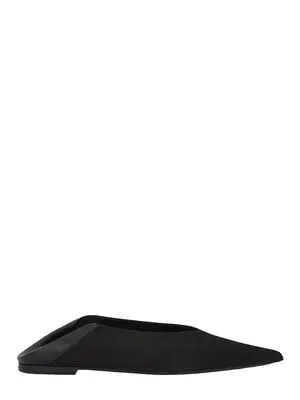 Saint Laurent Carolyn Flat Slipper - Noir
