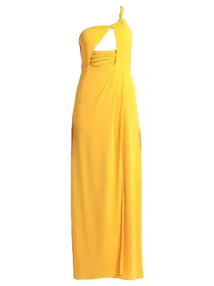 Patrizia Pepe One-shoulder Maxi Dress - Mandarin