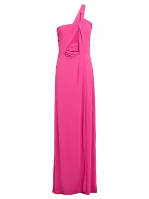 Patrizia Pepe One-shoulder Maxi Dress - Pink