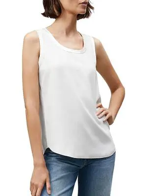 Lafayette 148 New York Reversible Blouse - Cloud