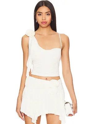 LOVERS AND FRIENDS Casey Top - White
