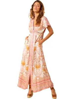 Hale Bob Hale Bob Andrea Maxi Dress Pink