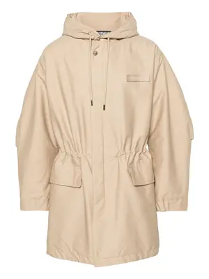 Jacquemus Le Parka Marrone Hooded Coat - Brown