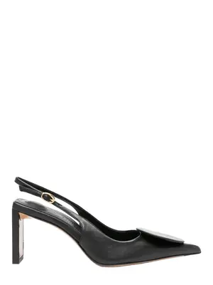 Jacquemus Les Slingback Duelo Hautes 80mm Pumps - Black