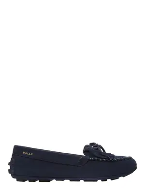 Bally Tassel-detail Suede Loafers - Blue