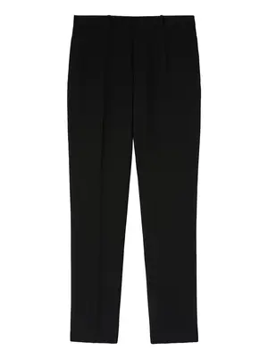 JIL SANDER Wool Tailored Trousers - Black