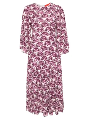 La DoubleJ Sorella Midi Dress - Purple