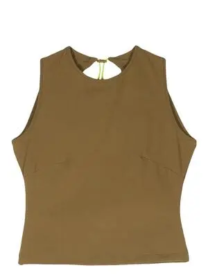 Sunnei Sleeveless Cut-out Detail Top - Green