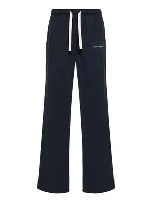 Palm Angels Mid-rise Straight-leg Trousers - Blue