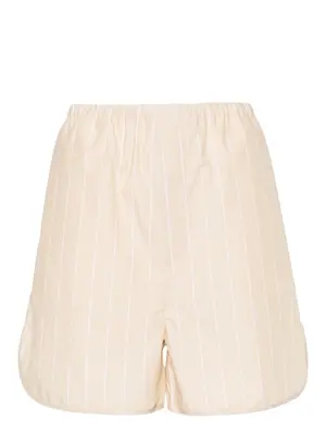 FILIPPA K Filippa K Striped Organic-Cotton Shorts