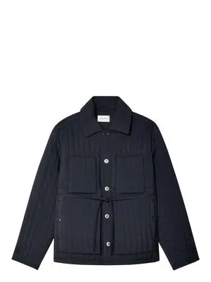 CRAIG GREEN Quilted Shirt Jacket - Black