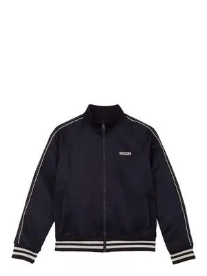 PURPLE BRAND Purple Brand Striped-Edge Jacket