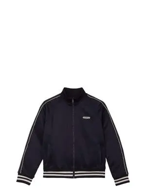 PURPLE BRAND Striped-edge Jacket - Black