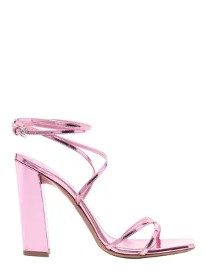 Paris Texas Diana 105mm Leather Sandals - Pink