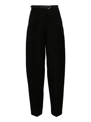 Alexander Wang Belted Wool Trousers - Black