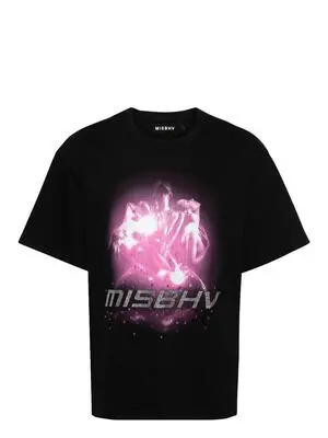 MISBHV Graphic-print Cotton T-shirt - Black