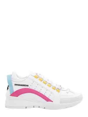 Dsquared2 Lace-up Leather Sneakers - White