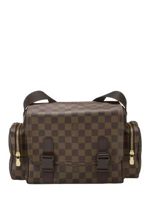LOUIS VUITTON Damier Ebene Melville Messenger - Brown