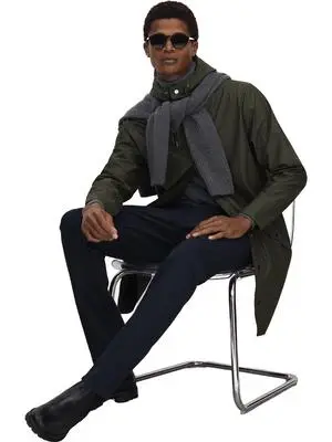 Rains Fishtail Parka - Dark Green