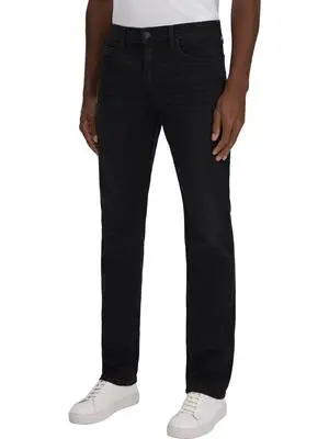 Paige Straight Leg Denim Jeans - Black