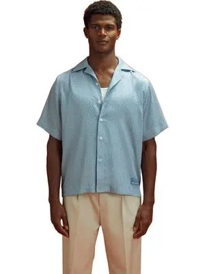REISS Reiss X Mclaren F1 Team Halox Mclaren F1 Team Airforce Cuban Collar Shirt