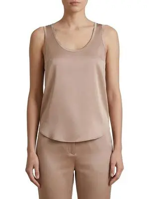 Brunello Cucinelli Brunello Cucinelli Sleeveless Top Bronze