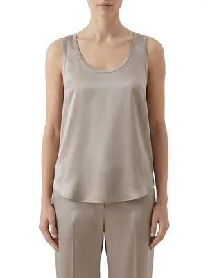 Brunello Cucinelli Brunello Cucinelli Sleeveless Top Pearl