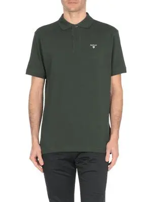 Barbour Polo Shirt Men Green