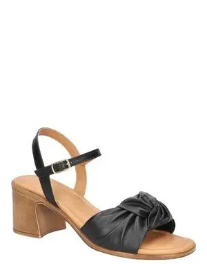 BELLA VITA Ave-italy Ankle Strap Sandal - Black Italian Leather
