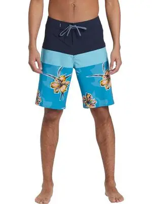 Quiksilver Surfsilk Panel 20 Board Shorts - Estate Blue Print