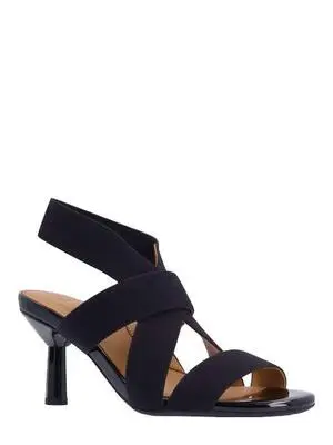 L'AMOUR DES PIEDS Lunette Ankle Strap Sandal - Black