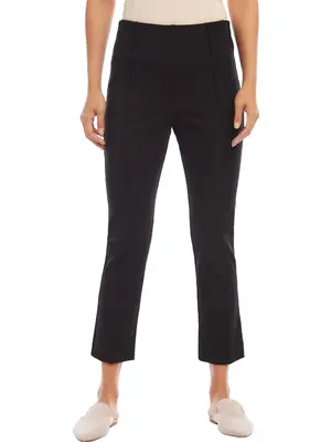 Karen Kane Pintuck Crop Pants - Black
