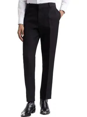 Alexander McQueen Wool Cigarette Pants - Black
