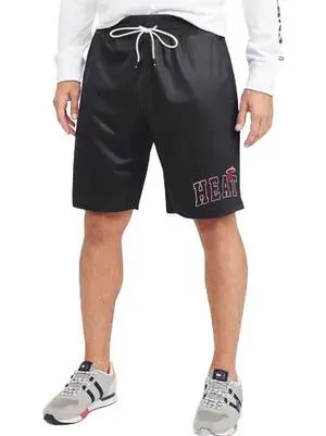 Tommy Hilfiger Miami Heat Mike Mesh Basketball Shorts - Black