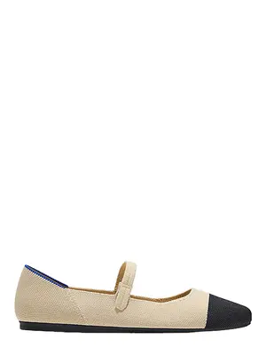 Rothy's Rothy's The Square Mary Jane Flats Beige