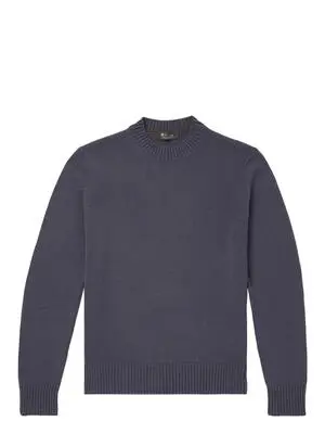 Loro Piana Parksville Baby Cashmere Sweater - Gray