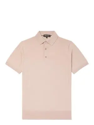 Loro Piana Wish® Wool Polo Shirt - Pink