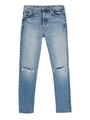 GRLFRND Karolina High-rise Skinny Jeans - Mid Denim
