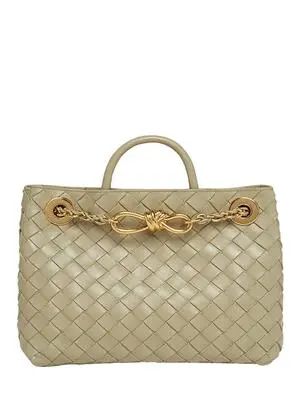Bottega Veneta Small Andiamo Shoulder Bag Travertine