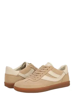 Vince Vince Oasis Leather Sneakers Khaki