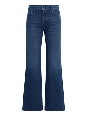 Hudson Jeans Petite Rosie High-rise Wide-leg Jeans - Dover