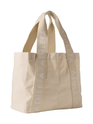 Athleta Athleta Logo Tote Natural