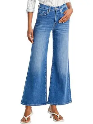 FRAME LE Slim Palazzo High-Rise Wide Leg Jeans Drizzle